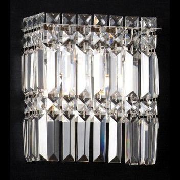 Arandela charm 20x12x24cm 2xg9 cromado/transparente bella iluminação ...