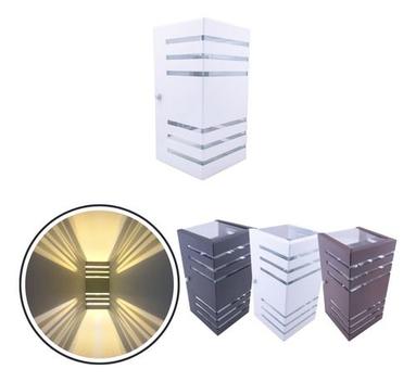 Arandela Externa 2 Focos 6 Frisos Moderna Parede Ar2010 - IDEALLUME - Luminária de Parede ...