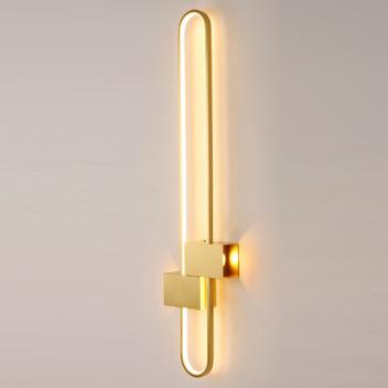 Arandela Moderna Dourada 60cm Led 25W 3000K Bivolt 14555-PL - PARIS LUZ ...