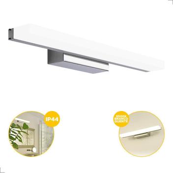 Arandela Wing Luminária Para Espelho Banheiro Ip44 10W Led - Opus ...
