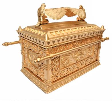 Arca Da Aliança Plástica Dourada Extra Grande 30cm - maranata - Outros ...