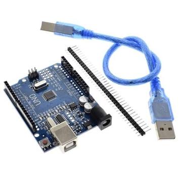 Arduino UNO R3 CH340G + Barra de pinos + Cabo USB - Genérico - Arduino - Magazine Luiza