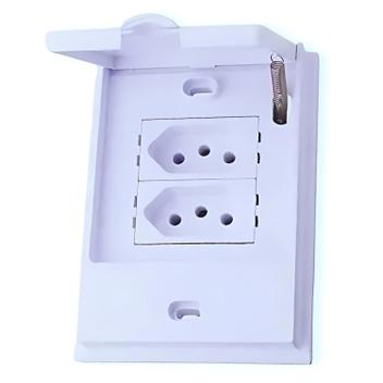 Área Externa B.L'acquaà Prova d'Água Tomada Dupla 20A - BLUX L ACQUA ...