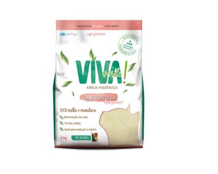 Areia Higiênica Biodegradável para Gatos Petfive / Viva Verde Vida ...