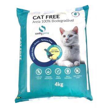 Areia Higiênica Para Gatos Cat Free Grãos Finos 4kg - Areia para Gato - Magazine Luiza
