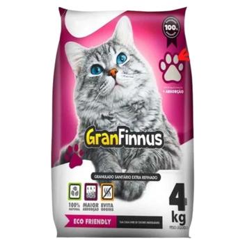 Areia Higienica Para Gatos Mimo Cat Gran Finnus 4kg - ARGIPET - Areia ...