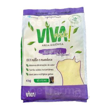 Areia viva limpeza plena 4kg roxa - Petfive - Areia para Gato - Magazine Luiza