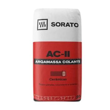 Argamassa Ac2 20Kg Colante, Pisos E Revestimentos, Cinza - Sorato ...