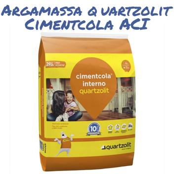 Argamassa Cimentcola Quartzolit ACI Uso Interno Cinza 20KG - Argamassa ...