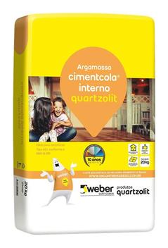 Argamassa Quartzolit Ac1 - 20kg - Argamassa para Construção - Magazine ...