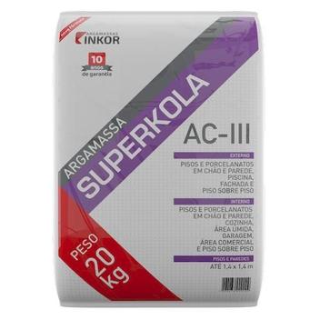 Argamassa Superkola Ac3 20kg - INKOR - Argamassa para Construção ...