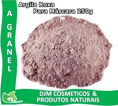 Argila Roxa em Pó Para Máscara 250g + Modo de Usar - Granel - Outros ...