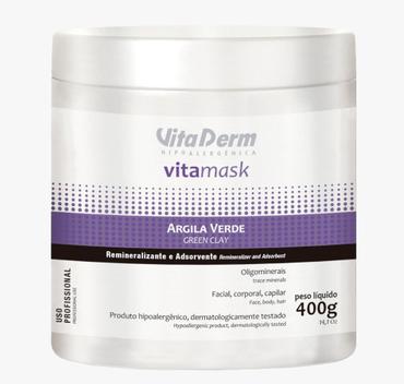 Argila verde mask 400g - p1245 - Vita Derm - Outros Beleza e Perfumaria ...