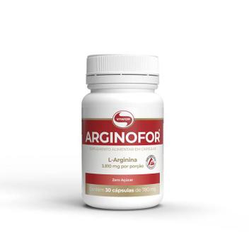 Arginofor 780mg 30 cápsulas - Vitafor - Arginina - Magazine Luiza