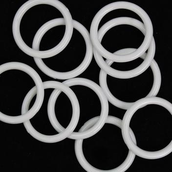 Argola 35mm Branca de Plástico Multiuso Resistente 50 Unidades - Russo ...