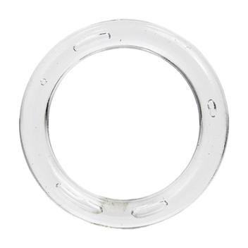 Argola Plástica 79mm Média Resistente Transparente P/ Artesanato 10 ...