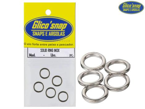Argola Solid Ring Inox Glico Snap - 5 Unidades - Produtos para Pesca Esportiva - Magazine Luiza