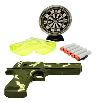 Arma De Brinquedo Desert Eagle Camuflada De Dardos Nerf Kids - Duarte ...