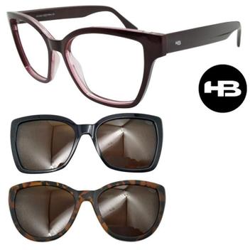 Armação De Grau Feminina Hb 0403 Switch - Armação de Óculos - Magazine ...