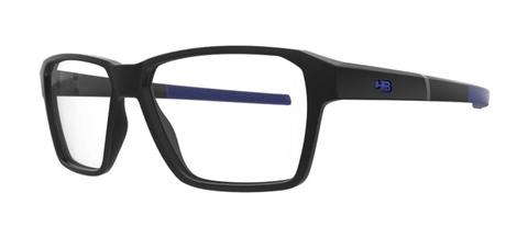 Armação de grau hb polytech 2 0459 matte black d blue - Armação de ...