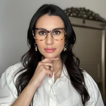Armação de Óculos Feminino Modelo Donna Modinha Lê Belle Tendencia 2024 ...