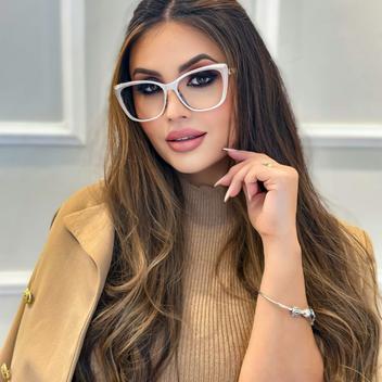 Armação de Óculos Feminino Modelo Donna Modinha Lê Belle - Armação de ...