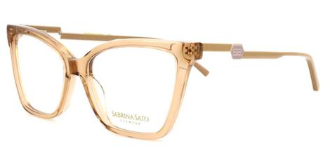 Armação Óculos de Grau Feminino Sabrina Sato SS750 C3-Bege Cristal ...
