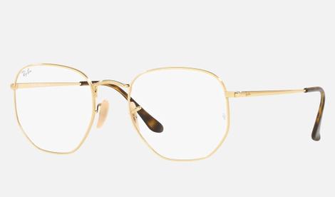 Armação Ray ban hexagonal RB6448 2500 51 21 145 - Armação de Óculos ...