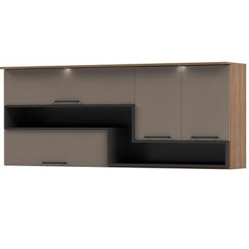 Armário Aéreo Caiena 4 Portas Telasul - Armário de Cozinha - Magazine Luiza