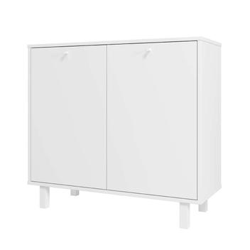 Armário de Escritório Rocci 2 PT Branco - Modern - Armário Escritório ...