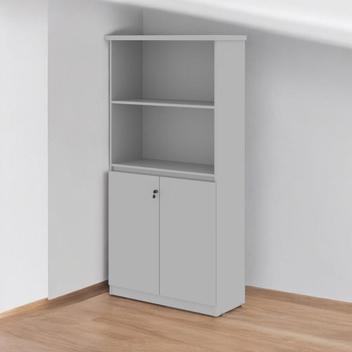 Armário Estante com Prateleiras Línea Cinza - Pleno Móveis - Outros ...