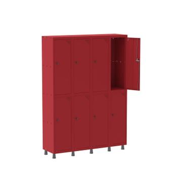 Armário Locker Guarda-Volume 8 Portas Aço Grp 504/8 - Pandin Móveis ...