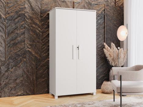 Armário Mini Guarda Roupa 2 portas chave duas opcao de interior texas ...