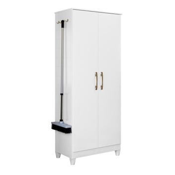 Armário Multiuso 2 Portas 4 prateleiras Jade Moval Branco - MOVAL ...