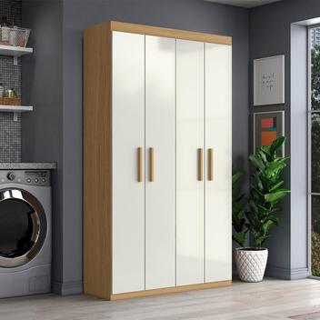 Armario Multiuso Grande 4 Portas com Prateleiras Banrô - Outros Móveis ...