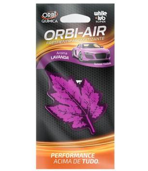 Aromatizante folhinha orbi air freshener lavanda - orb003 - Orbi Quimica - Aromatizador de Carro ...