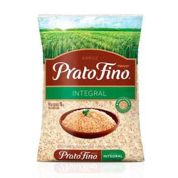 Arroz Integral Prato Fino Pirahy 1kg - Arroz - Magazine Luiza