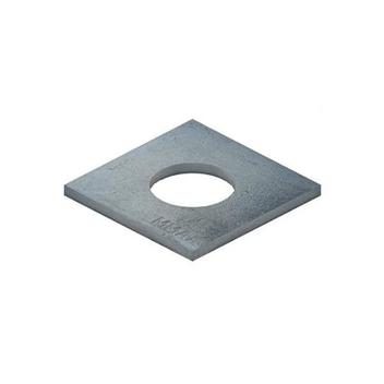 Arruela Galvanizada Quadrada 1 Furo 5/8 Polegada - Farol - Arruela ...