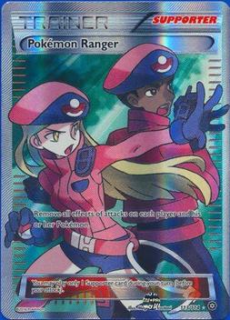 Arte completa da carta colecionável Pokémon Ranger XY Steam Siege 113/ ...