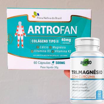 Artrofan Colágeno Tipo 2 60caps+tri Magnésio C/ Curcuma - FLORA NATIVA ...