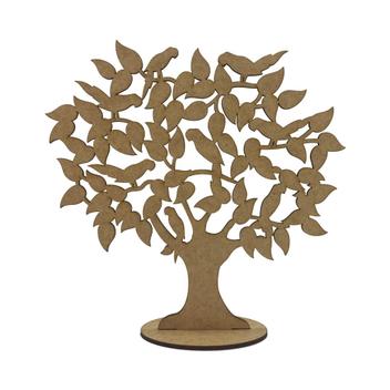 Árvore de mesa para decoração com 20cm de altura em MDF cru - Galuno ...
