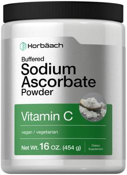 Ascorbato de sódio tamponado Horbäach de vitamina C em pó 500mL ...