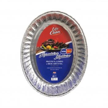 Assadeira Alumínio Oval 4L Life Clean com 12 unidades - Formas e ...
