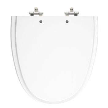 Assento Sanitário Aloha Branco Tampa para Vaso Celite em Madeira ...