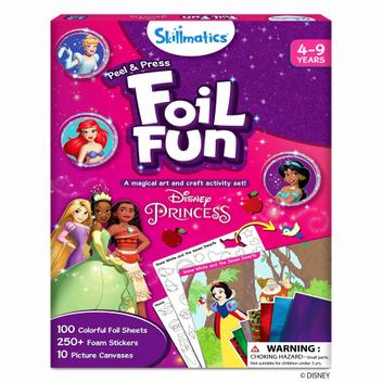 Atividade de arte e artesanato Skillmatics Foil Fun Disney Princess ...