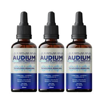 Audium premium 3 frascos 30 ml - Frasco de Perfume - Magazine Luiza