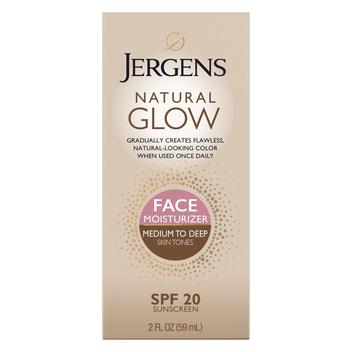 Autobronzeador Facial Jergens Natural Glow - FPS 20 - Para Tons de Pele ...