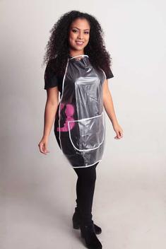 Avental em pvc - profissional - transparente - New Beauty - Salão de ...
