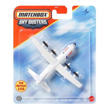 Avião Lockheed C-130 J Super Hercules - Sky Busters - Matchbox - Mattel ...