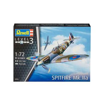 AVIÃO SPITFIRE MK IIA 1:72 REV03953, REV 03953 - KIT PARA MONTAR ...